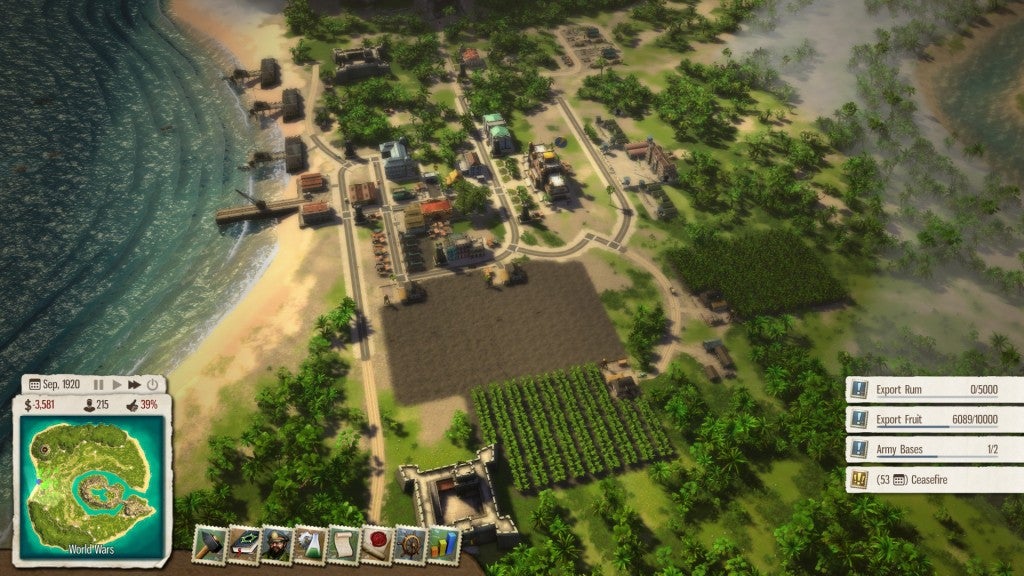 Tropico 5 Review - Saving Content