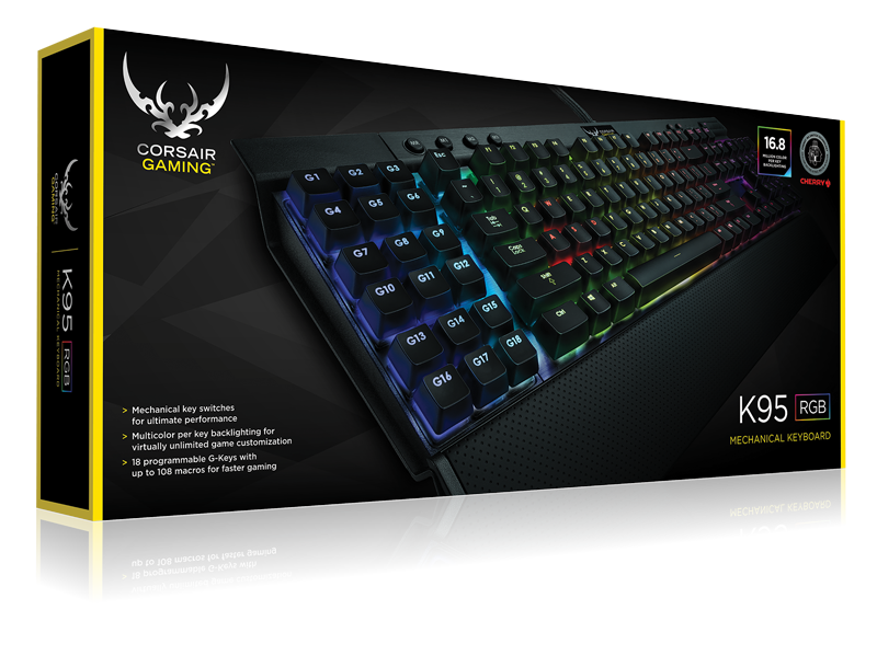 Corsair sees the Color of the Rainbow with RGB Keyboards, Mice, and ...