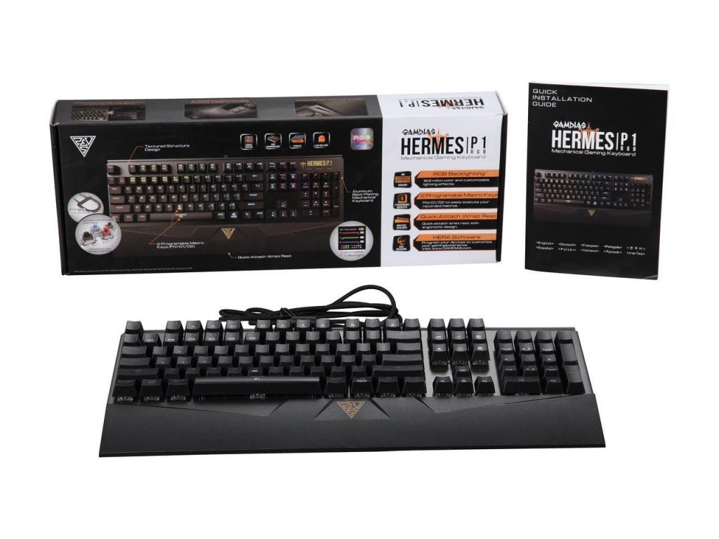 GAMDIAS Hermes P1 RGB Mechanical Keyboard Review - Saving Content
