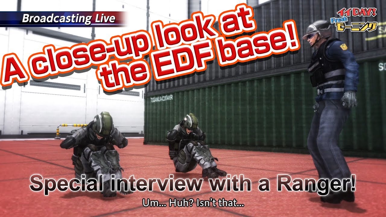 Third trailer for EARTH DEFENSE FORCE 5 shows off the EDF base - Saving ...