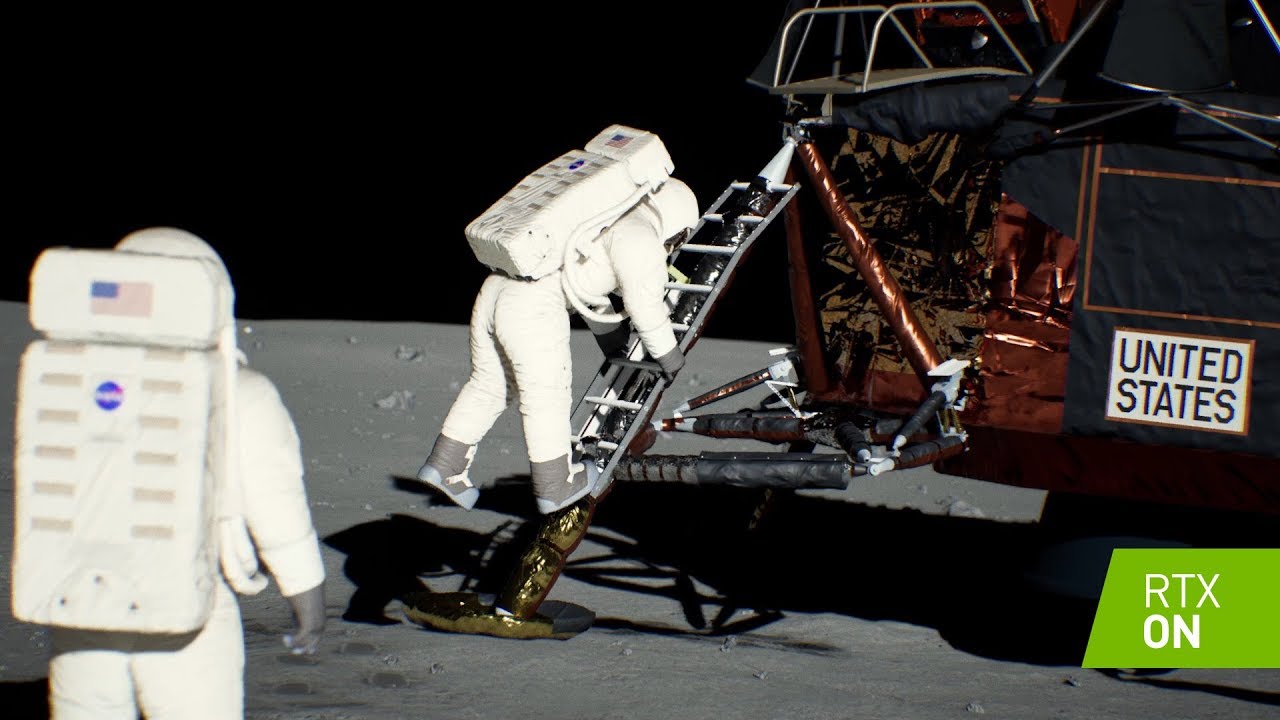 NVIDIA recreates Apollo 11 moon landing with RTX technology - Saving ...