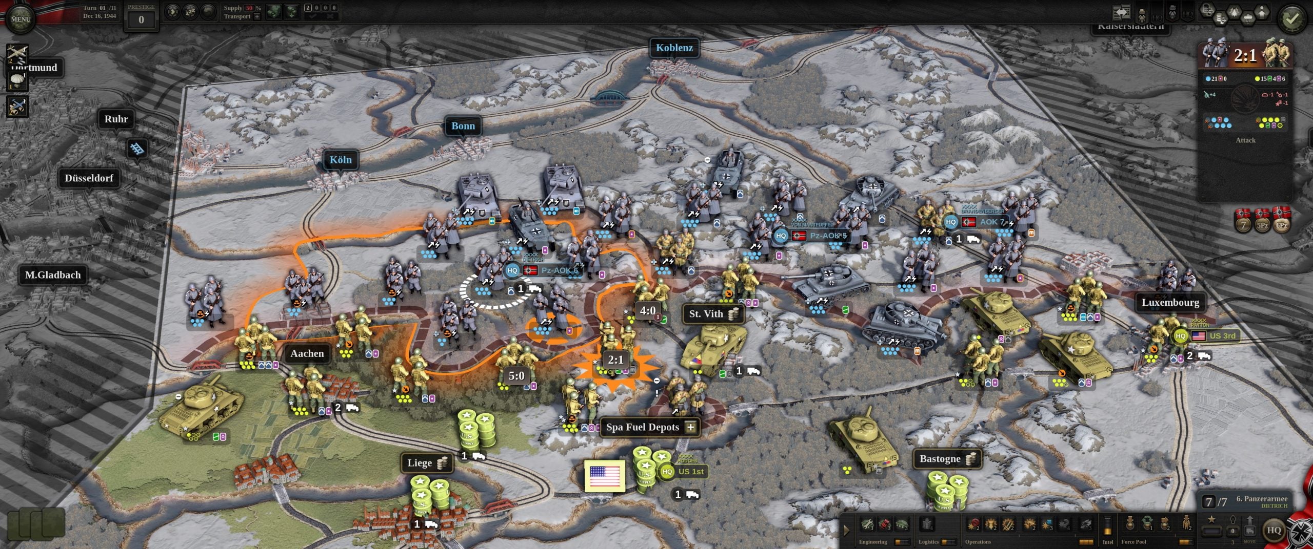 Unity of Command II update brings more Axis Scenarios, with it being 20 ...