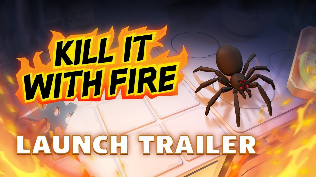 Kill It With Fire out now on PC via Epic Games Store and Steam, lets ...