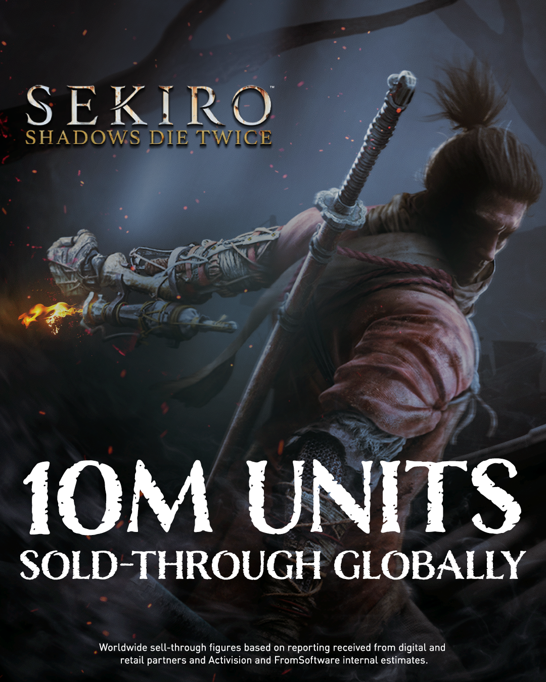 Sekiro: Shadows Die Twice celebrates 10 Million sold-through copies ...