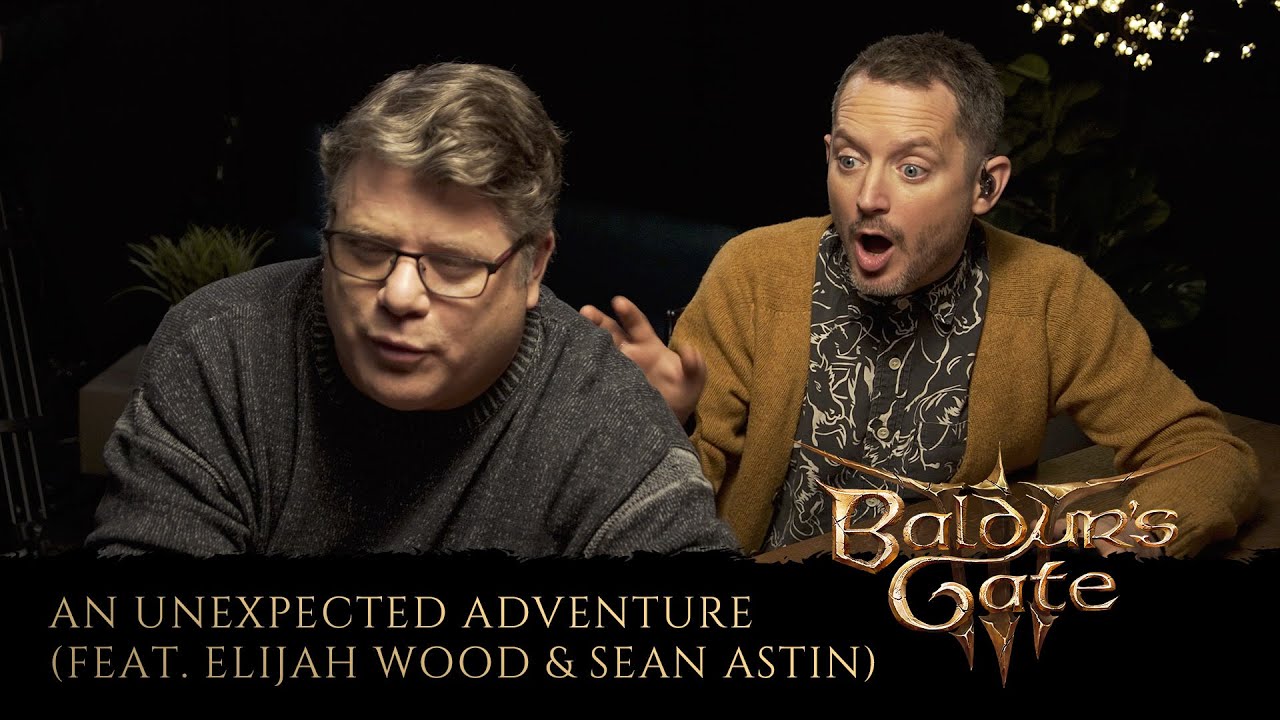 Elijah Wood and Sean Astin play Baldur's Gate 3 - Saving Content