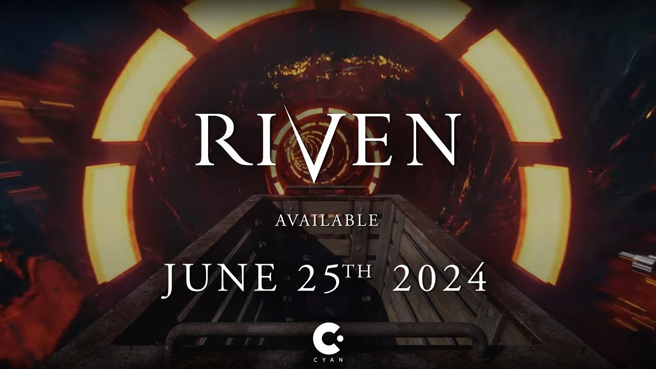 The 1997 remake of Riven from Cyan Worlds is releasing June 25th ...