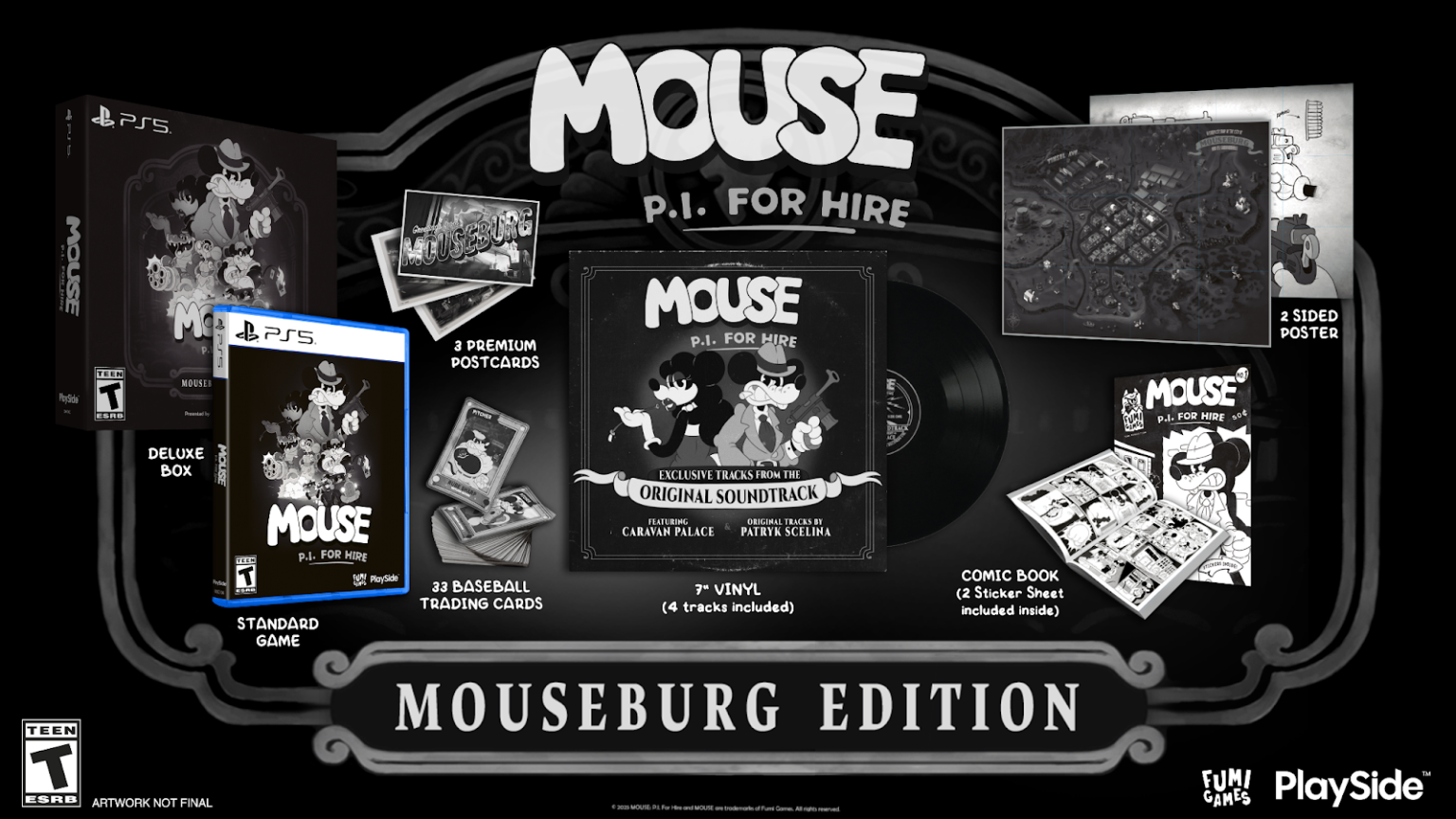MOUSE: P.I. For Hire physical & digital editions, pricing, Steam pre ...